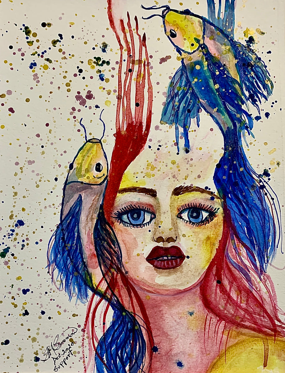 “Support” Watercolor: 2020 edition print – Blossom Unlimited